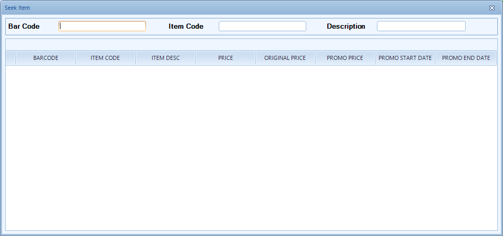 Entering Item Barcodes | iOM Product Documentation